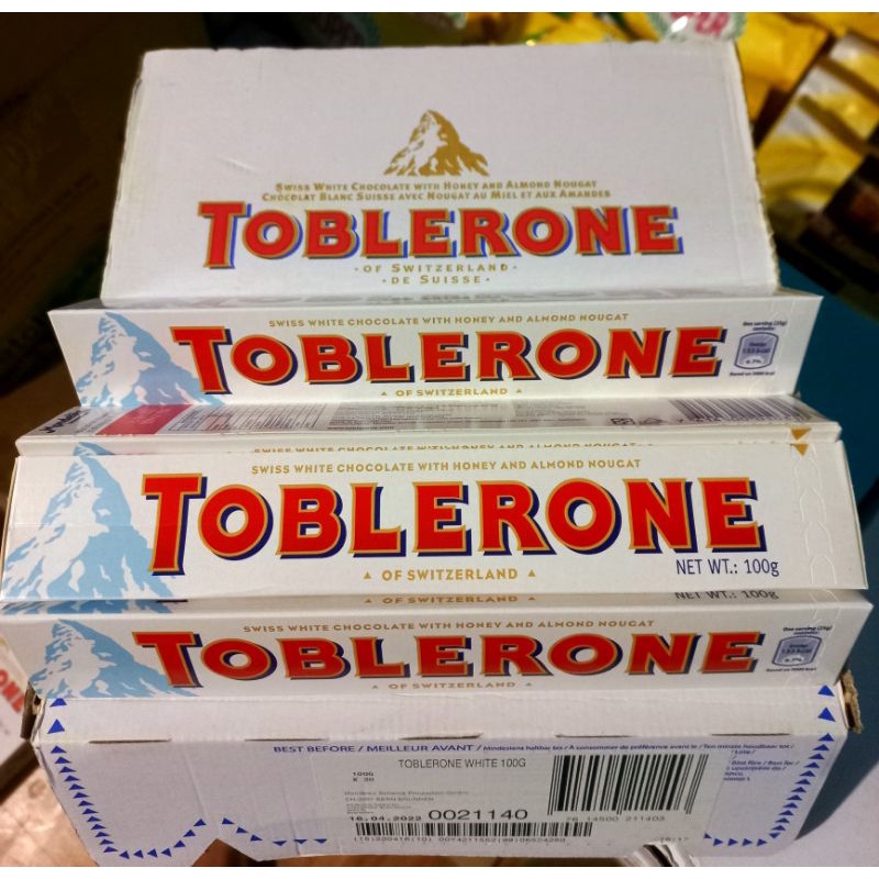 TOBLERONE Switzerland 100g per Box(20pcs inside) | Shopee Philippines