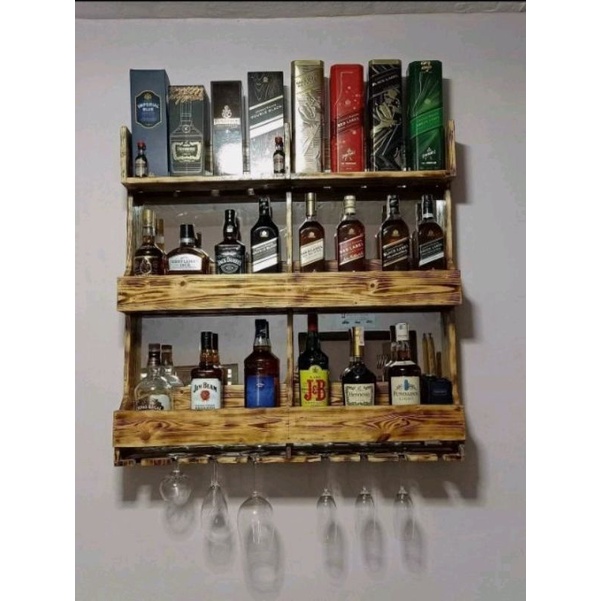 Wine rack 3 layer 100x70x12cm | Shopee Philippines