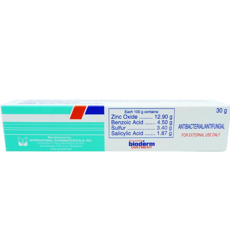Bioderm Ointment Anti-bacterial / Anti-fungal by Dr S Wongs ( 5g / 15g ...