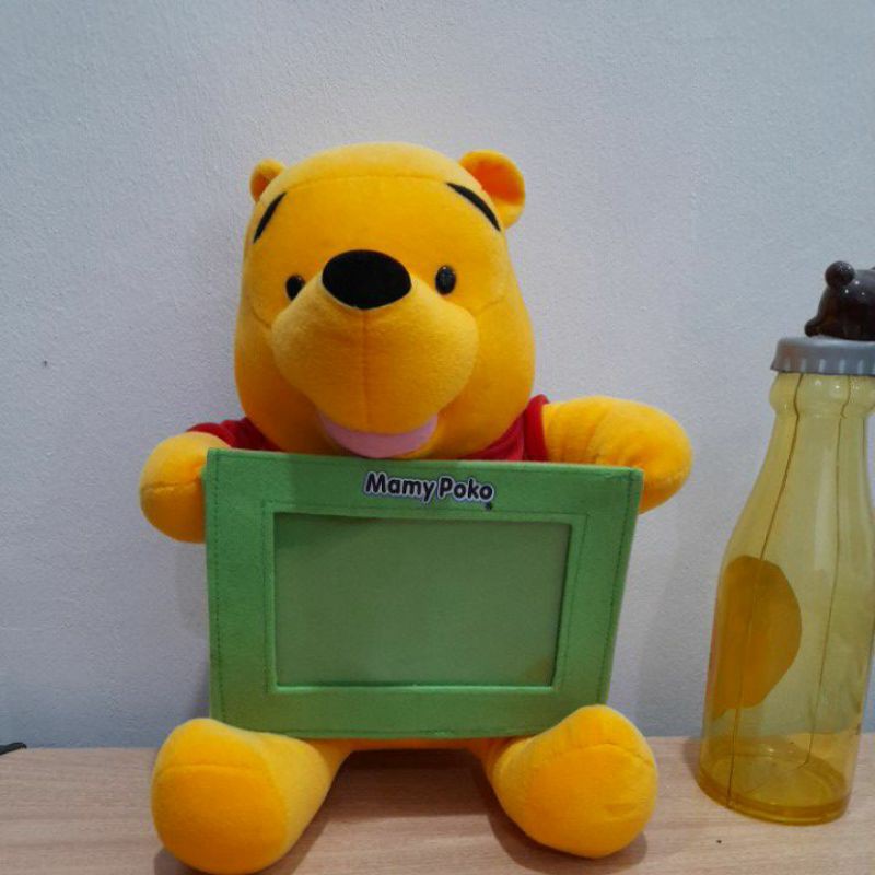 DISNEY Mini Pooh Toy Cartoon with photo frame | Shopee Philippines