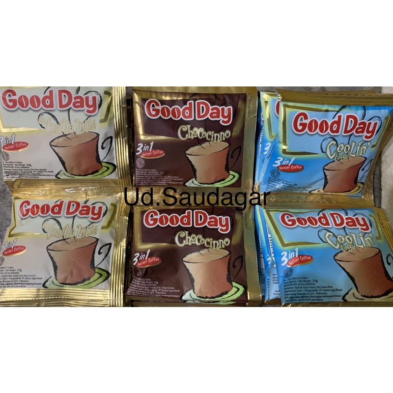 Good Day Coffee 3 in 1 Plan contains 10 Sachets | Shopee Philippines