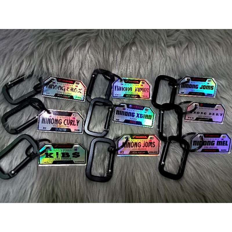 Customized Acrylic Mini Plate Keychain | Shopee Philippines