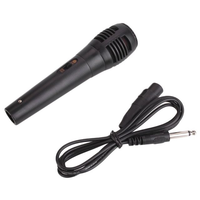 MJ&AJ Wired Dynamic Audio Vocal Microphone Mic Black Professional ...