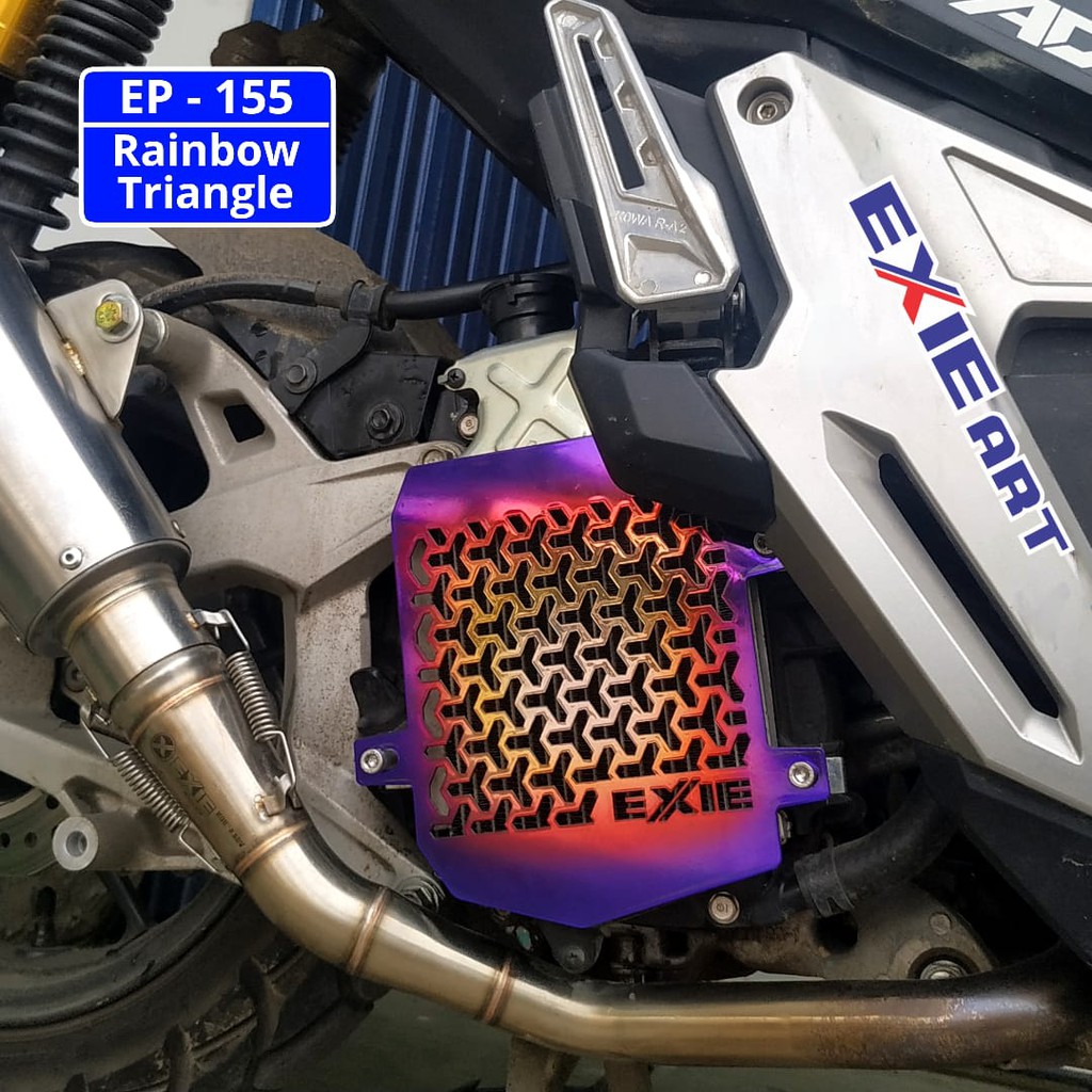 Radiator COVER HONDA VARIO 150 - ADV 150 - PCX 150 - STAINLESS RADIATOR ...