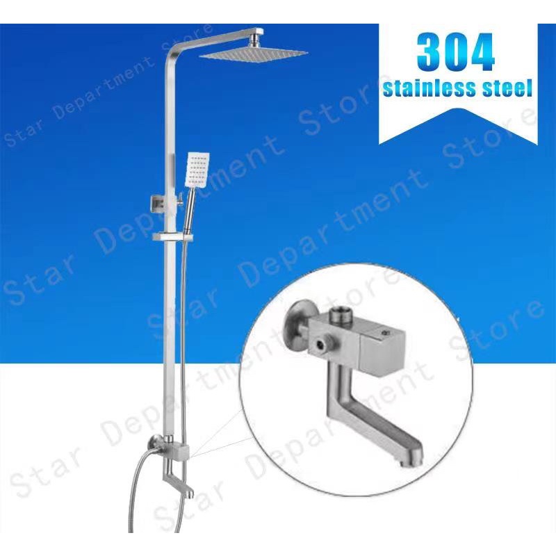 （Low freight）New high-end 304 stainless steel 4-way square single cold ...
