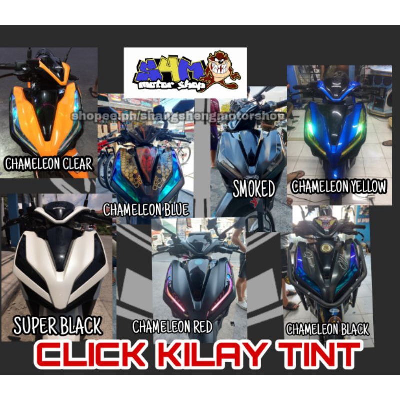 HONDA CLICK V2/ V3 125i / 150i GAME CHANGER KILAY TINT ~DIGITAL CUTTED ...