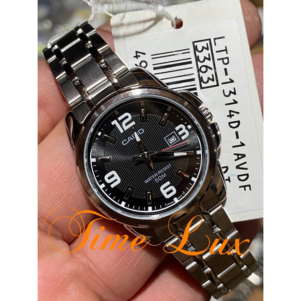 CASIO LTP 1314D 1A LADIES SILVER | Shopee Philippines