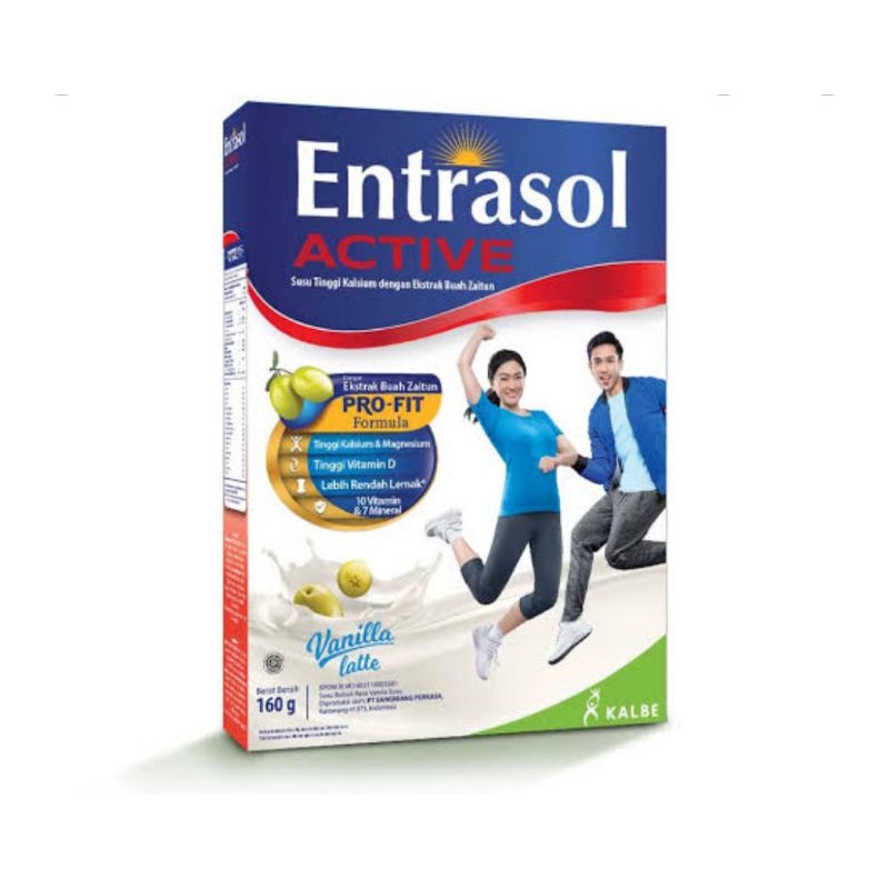 Entrasol Active/Bone Health Milk Packaging 160gr | Shopee Philippines