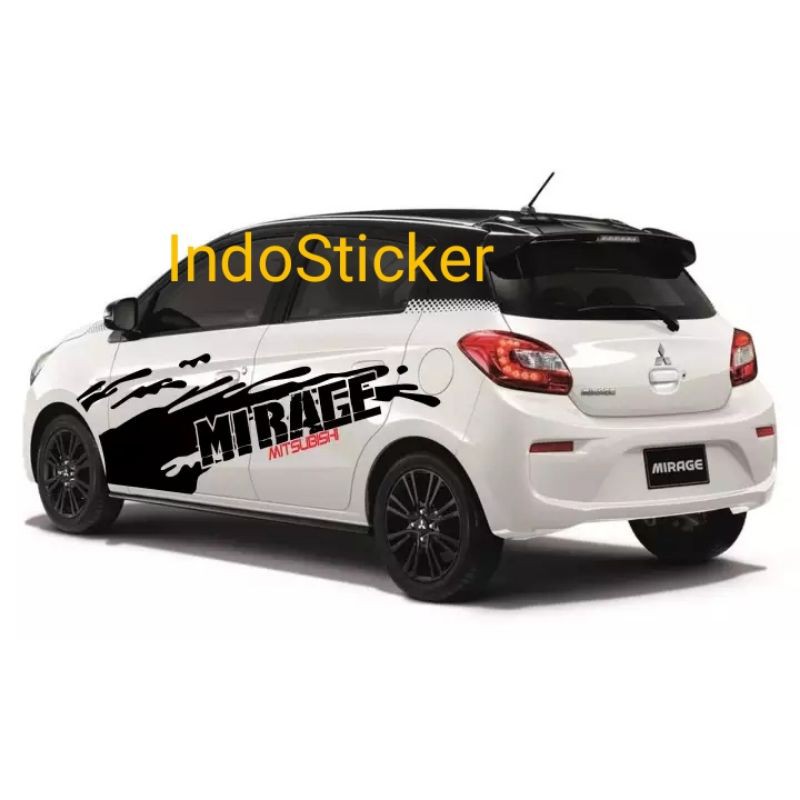 Latest Mirage car sticker, Mitsubishi Mirage mud spot sticker | Shopee ...