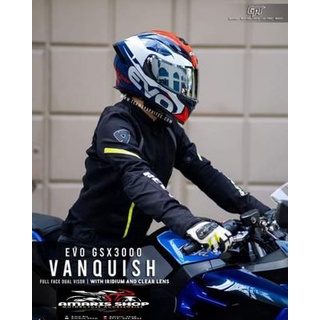 EVO GSX3000 Vanquish Full Face Dual Visor Helmet | Shopee Philippines