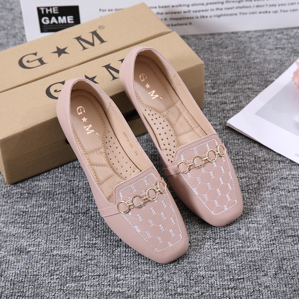 【AhSin】 Fashion Women Doll Shoes Office Flat Shoes Daily Loafer GM78-40 ...