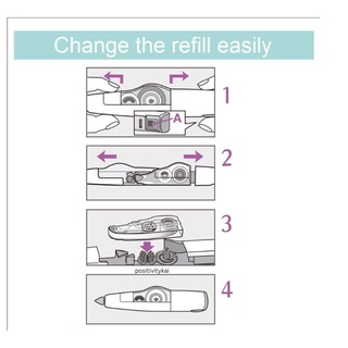 (Positivity) Plus Whiper MR WH 605 mini roller Refillable Correction ...