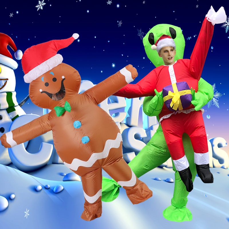 2020 New Design Christmas Cosplay Costumes Inflatable Alien Costume ...