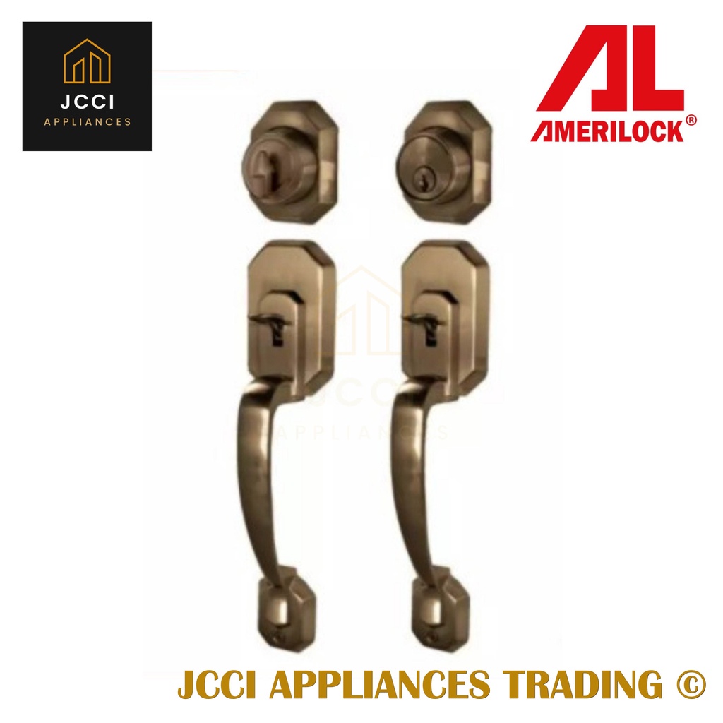 Amerilock AL-8011 AB Entrance Big Double Handle Lock | Shopee Philippines