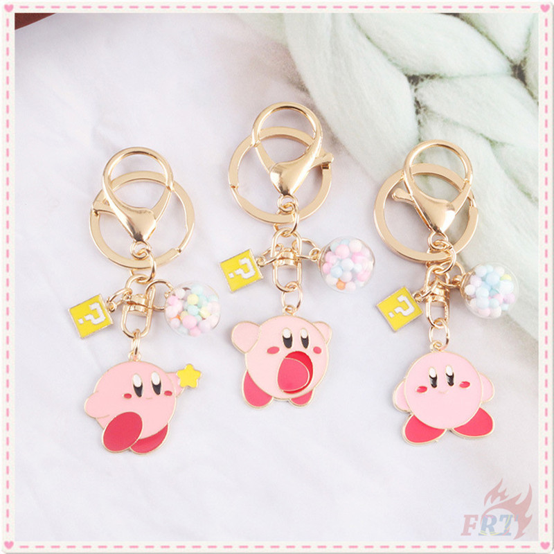 Kirby - Cartoon Games Keychains Series 01 1Pc Alloy Pendants Keyrings ...