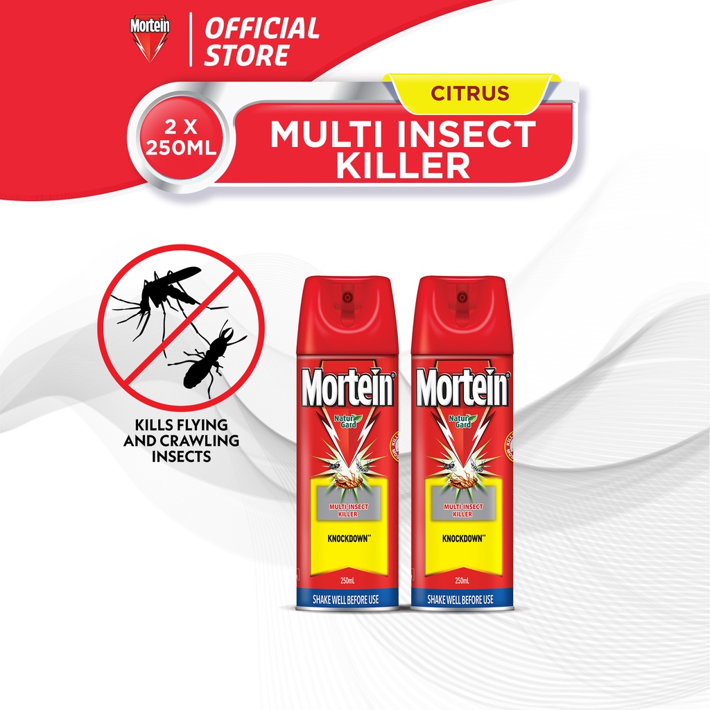 Mortein NaturGard Multi Insect Killer Citrus 250ML Twin Pack | Shopee ...