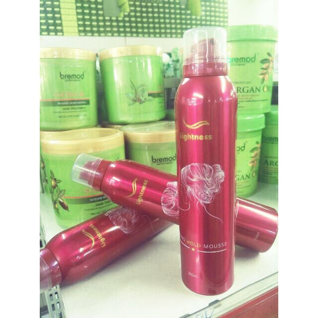 LIGHTNESS stronghold mousse 250ml | Shopee Philippines