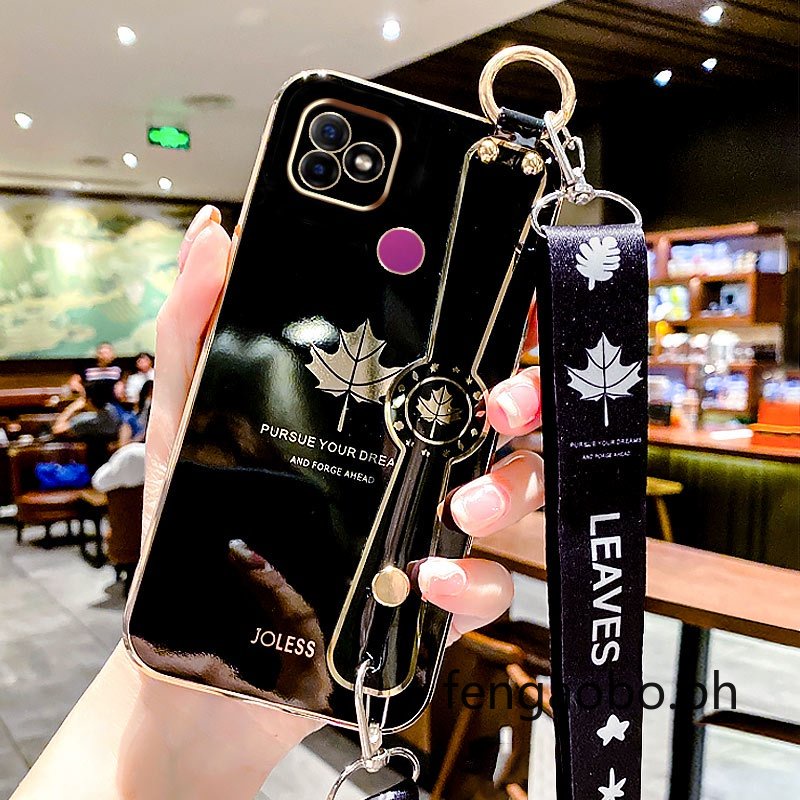 Luxury Maple Leaf Phone Case Infinix Itel P36 Vislon 1 Plus Luxury ...