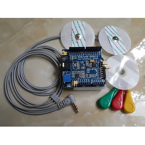 Ecg / ECG / EMG Shield for Arduino with Cables and Electrodes sensor | Shopee Philippines
