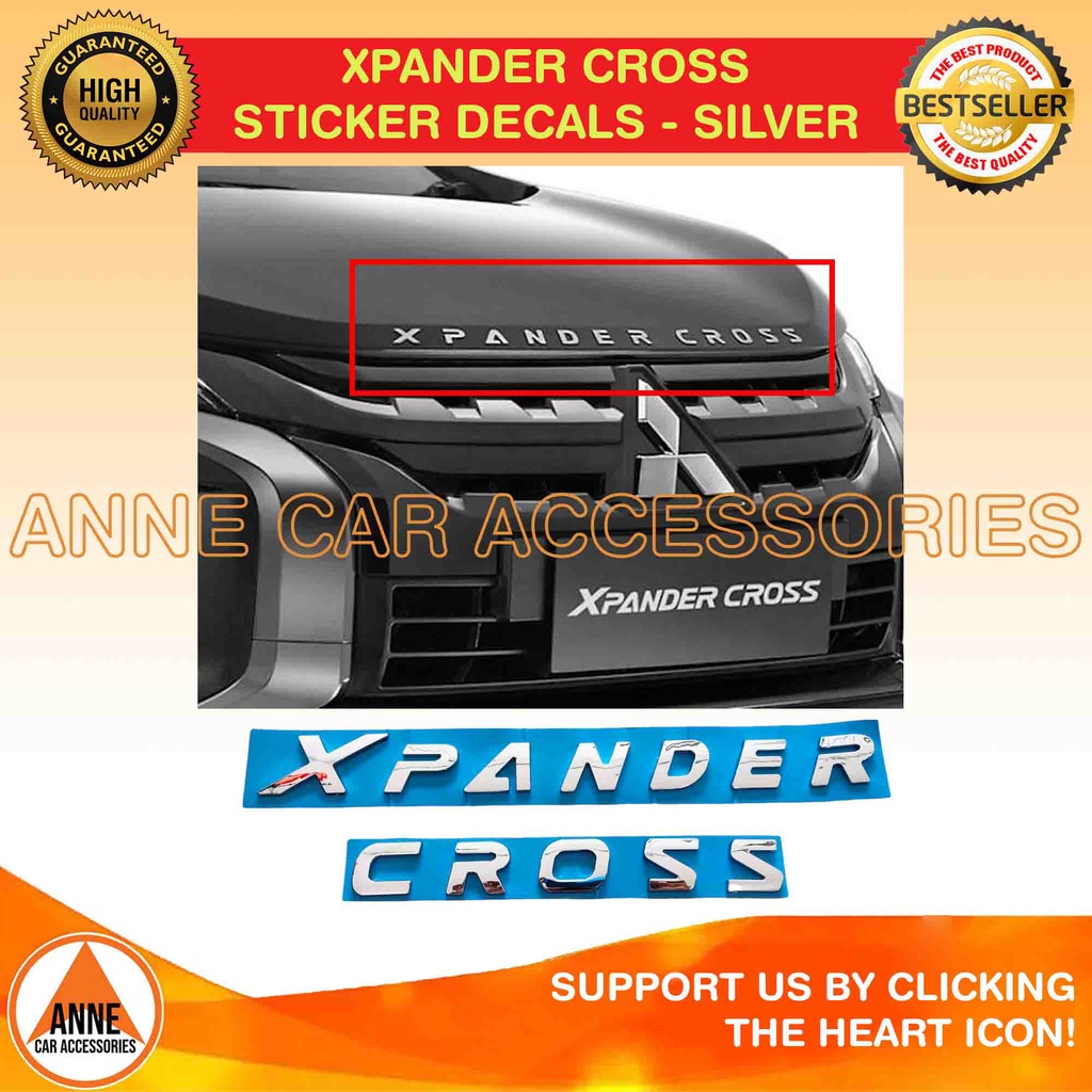 Car Hood Emblem Sticker for Xpander Cross 2018 - 2023 Decals / Bonnet ...