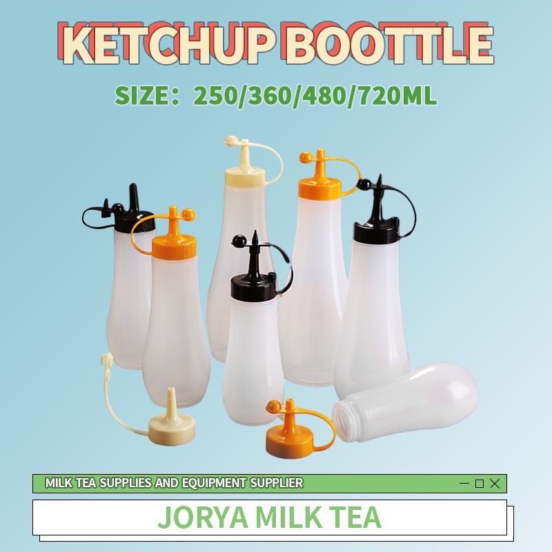 Ketchup Plastic Bottle Sauce Squeeze Bottle 240ml 360ml 480ml 720ml | Shopee Philippines