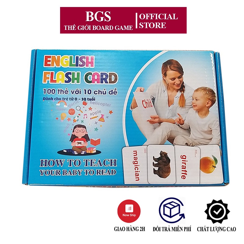 Flash Cards for Learning English for Children with 10 Topics of the ...