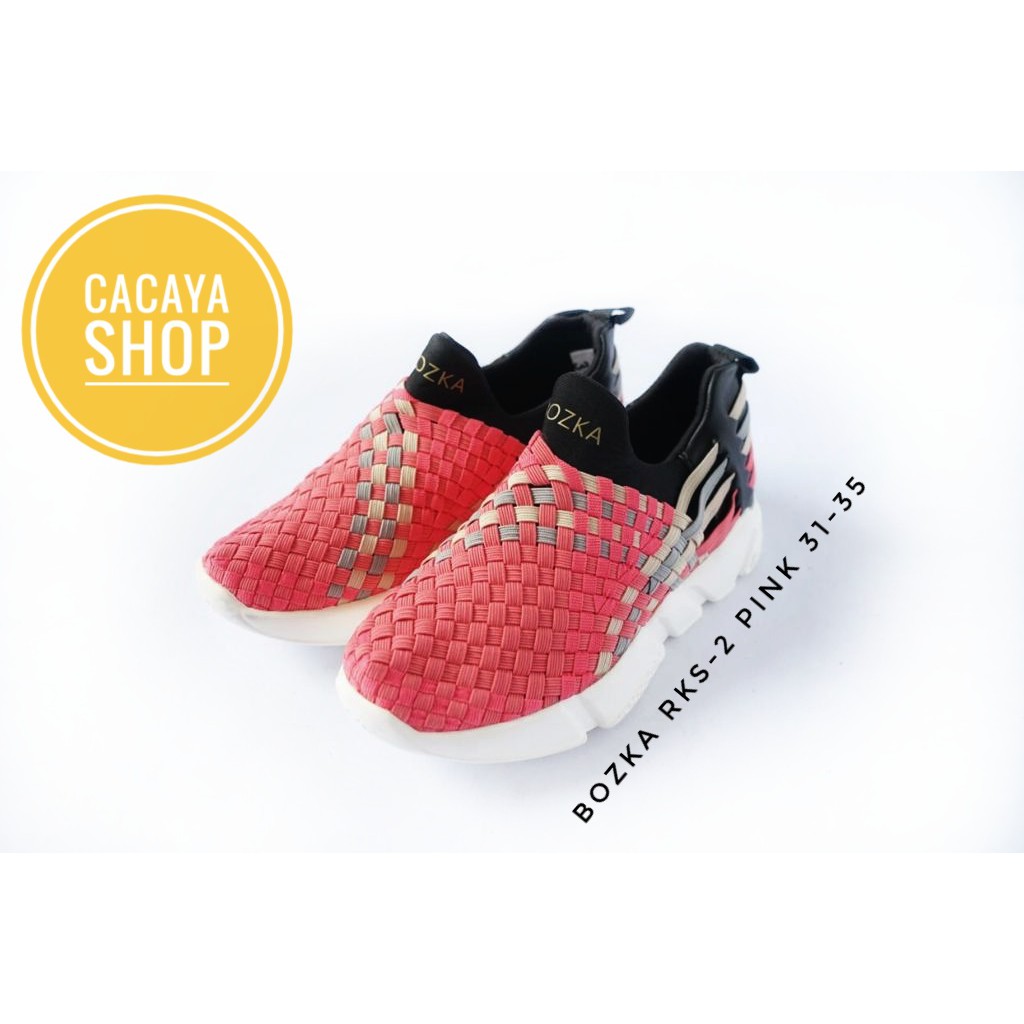 Bozka Kids Shoes Rks-2 Pink, Blue, Red & Black | Shopee Philippines