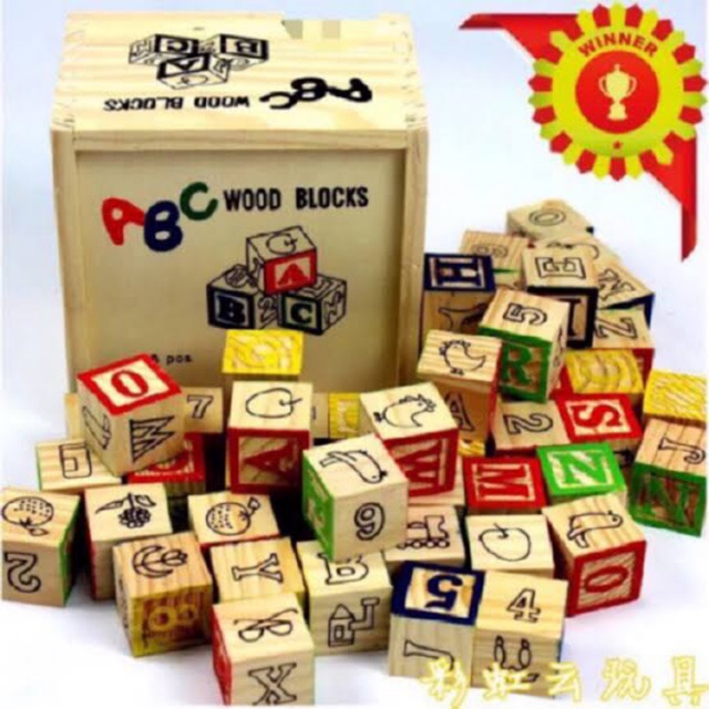 27pcs wooden Letterblocks | Shopee Philippines