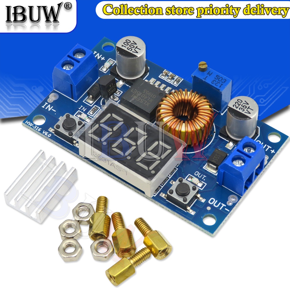 1PCS 5A 75W XL4015 DC DC Converter Adjustable Step-Down Module 4.0-38V ...