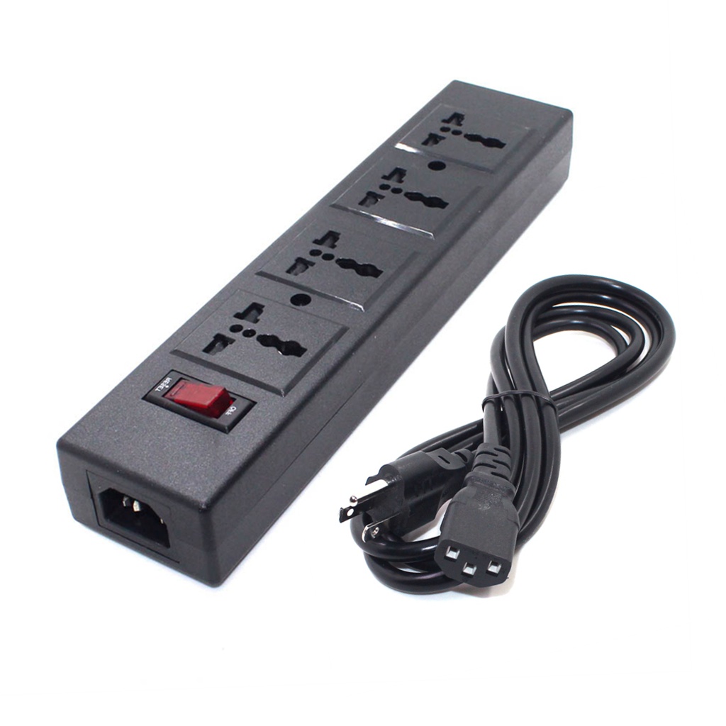 Network filter 4 Outlets Multi Universal PDU Power supply Electric ...