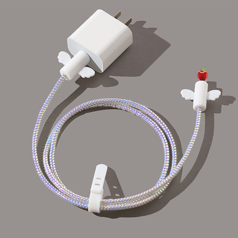 Charging Cable Protector Set/Anti-Break Cable Cover/Charger Protector ...