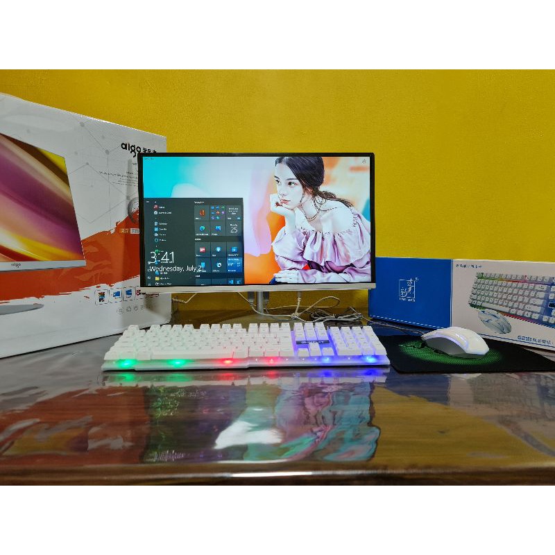 AiGo ALL in One PC 6-Core's CPU Core i5 9th GEN. 2.90GHz 8Gb.Ram LED 22 ...