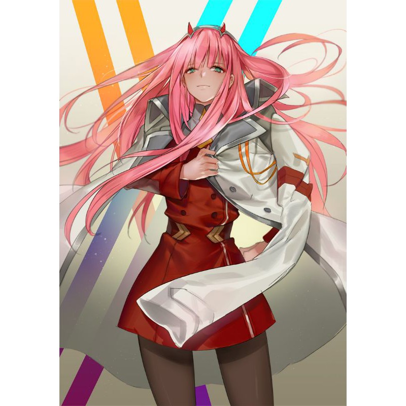 Zero two Poster / Darling in the Franxx Posters / Japanese Anime ...