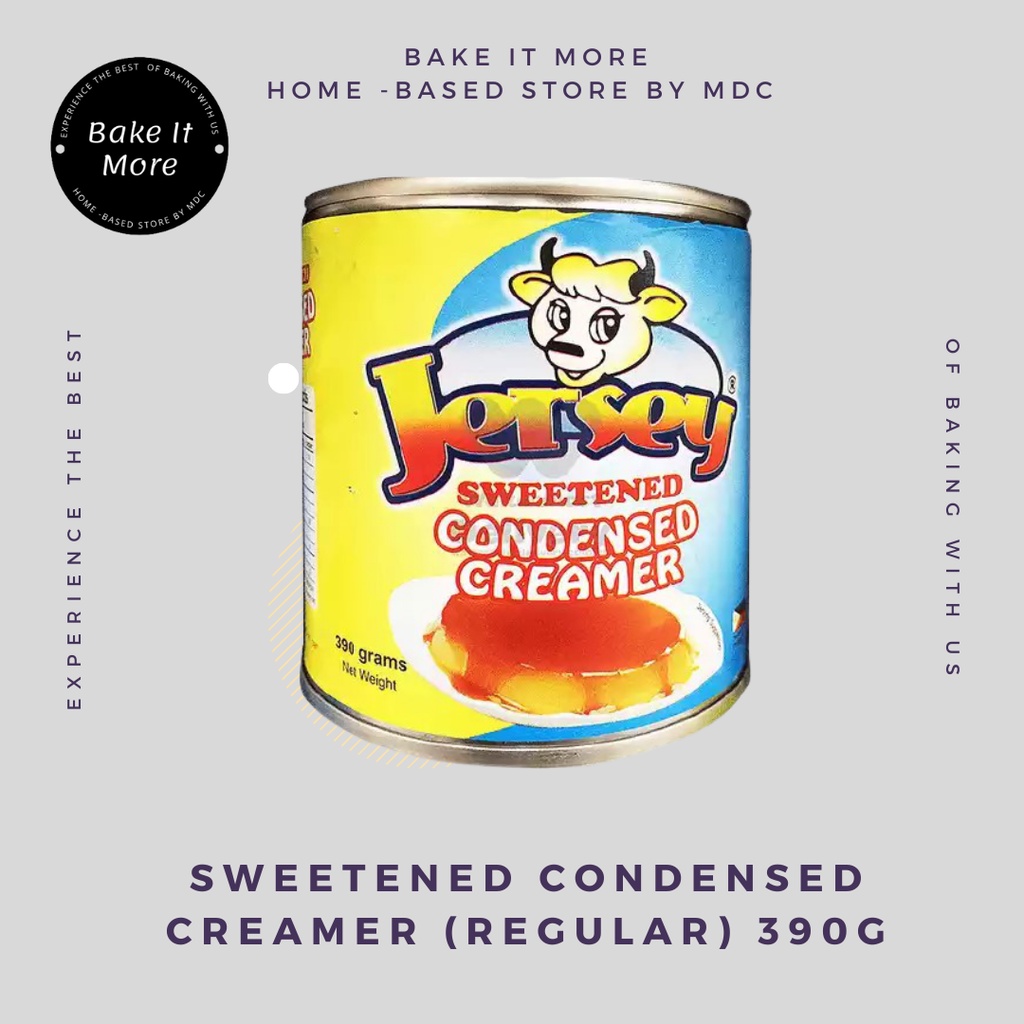Jersey Sweetened Condensed Creamer (Regular) 390g and 1kg | Shopee ...
