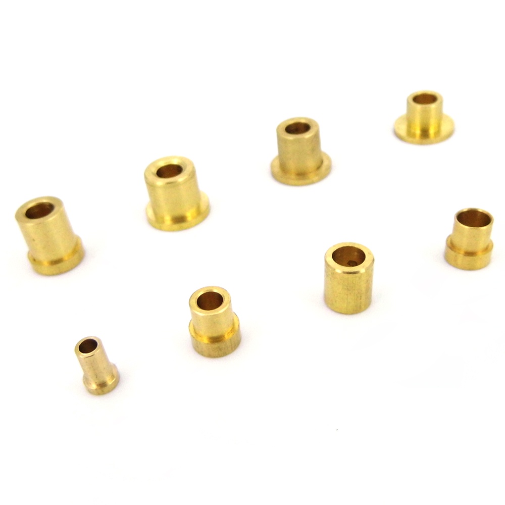 10PCS Brass Bushing Shaft Flange Bush Shaft Sleeve Bearing for 2mm 3mm ...