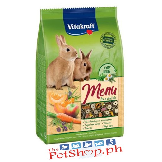 Vitakraft Menu Rabbit Food 1kg for a Vital Life | Shopee Philippines
