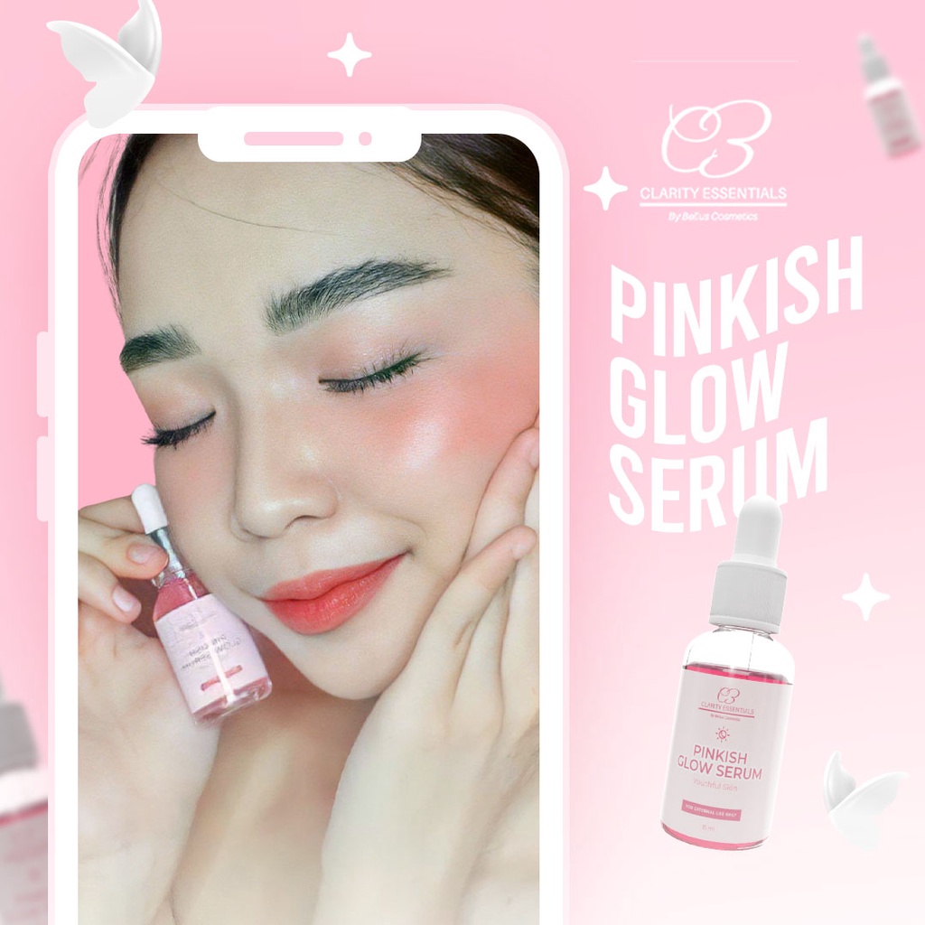 Pinkish Glow Serum - Glass Skin Serum - Clarity Essentials | Shopee ...