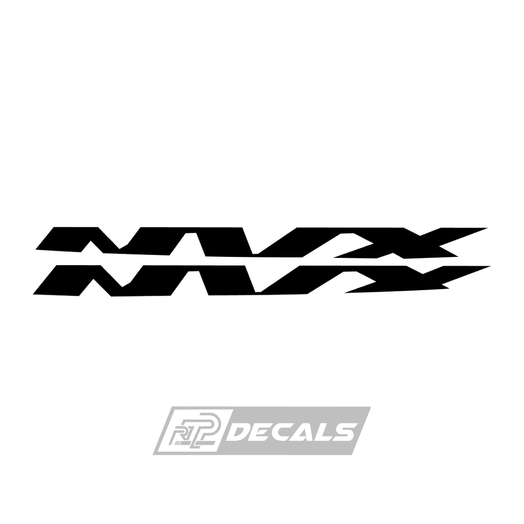 Aerox "NVX" Logo for Side Decas Sticker Machine Cut out | Shopee ...