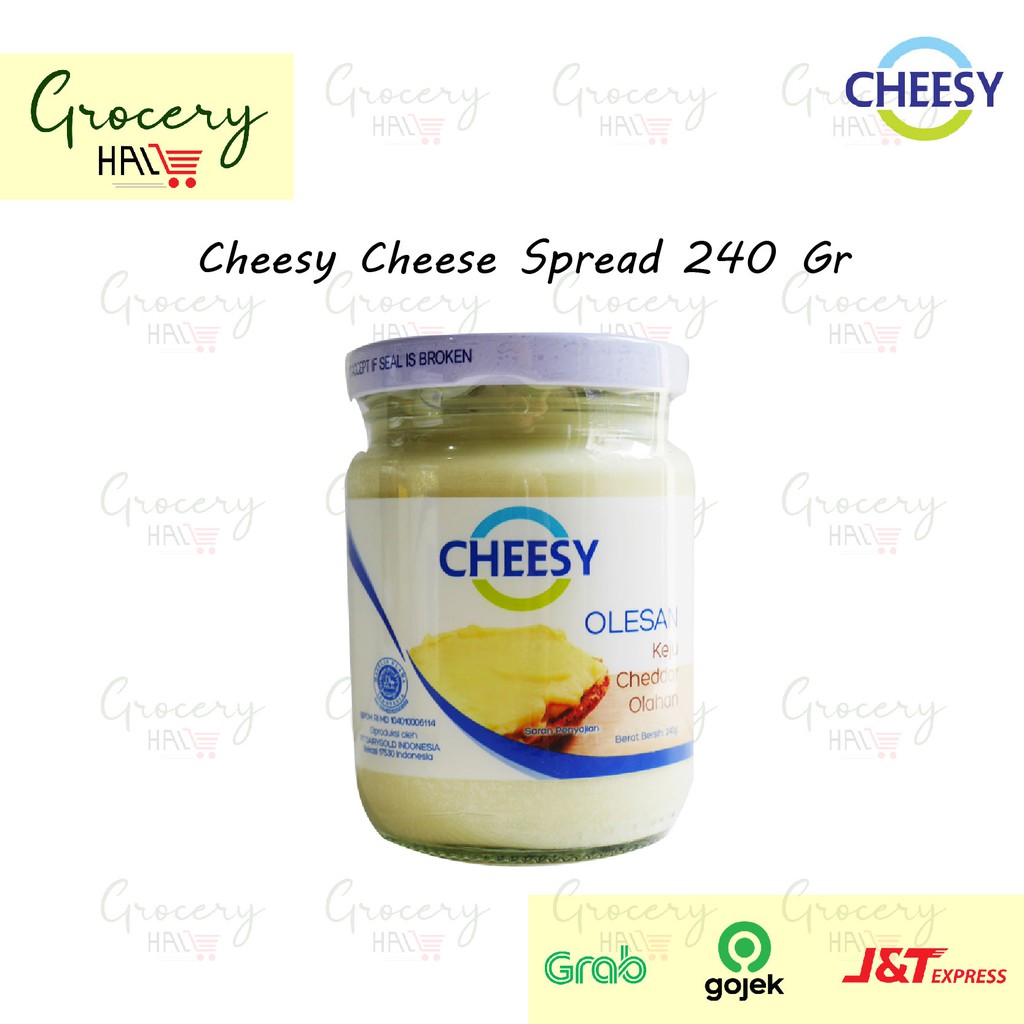 Cheesy CHEESE SPREAD ORIGINAL 240 GRAM (Chese CHEESE By) | Shopee ...