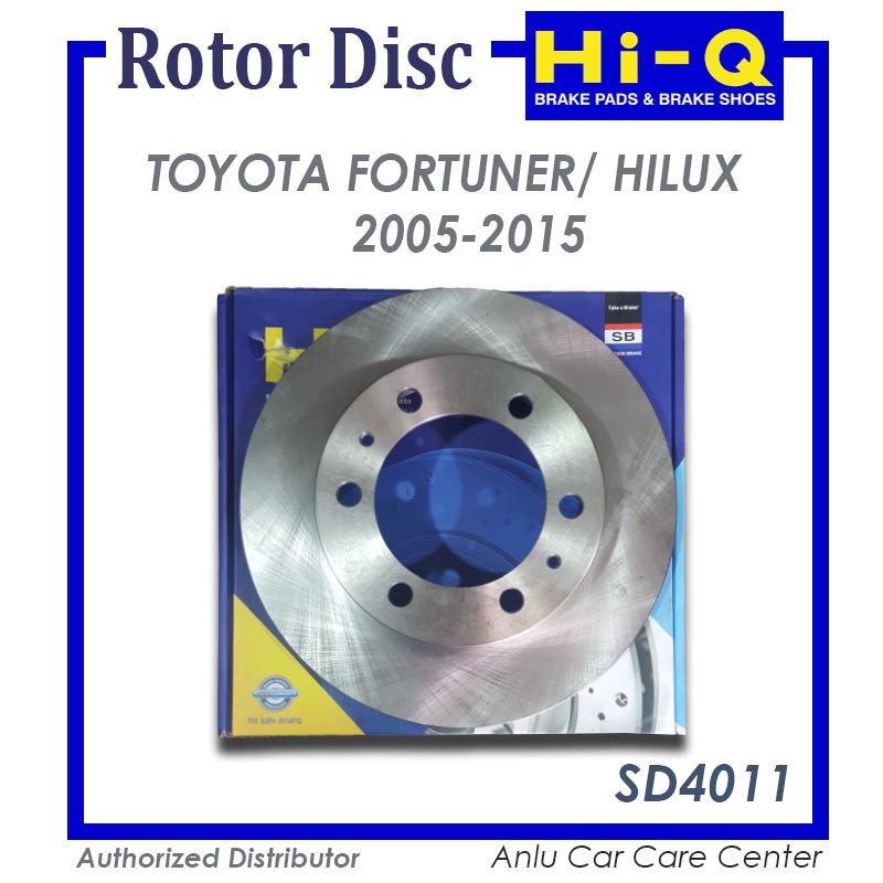HI-Q Rotor Disc/ Brake Disc For TOYOTA FORTUNER/ HILUX 2005-2015 ...