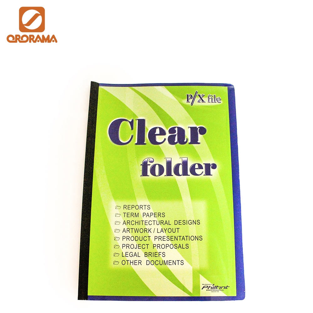 Colored Clear Folder Long Sliding Folder Shopee Philippines