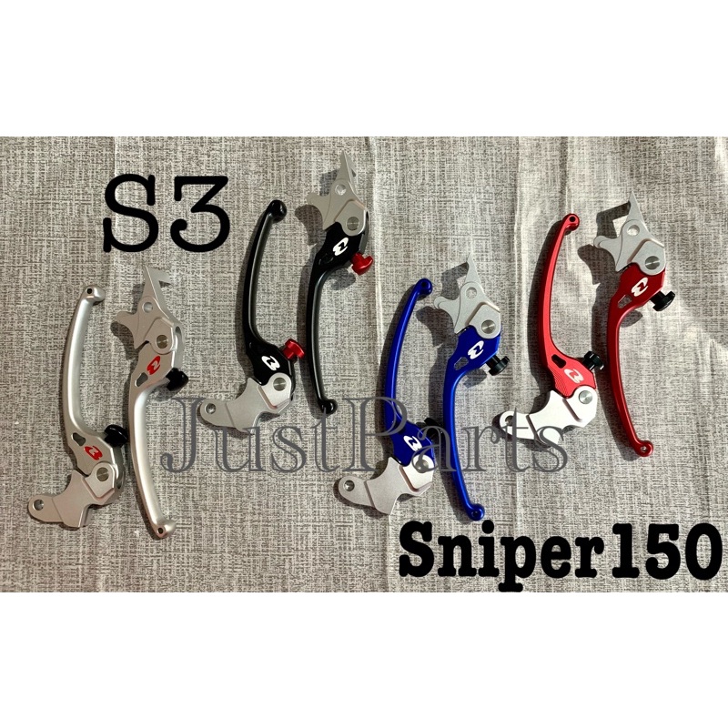 RCB Alloy Brake Lever Set S3 Series for Sniper 150 / 155 | Shopee ...