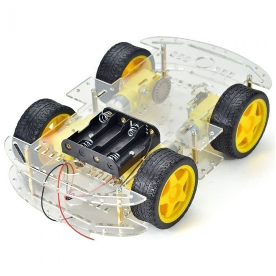 Smart Car Chassis 4WD Robot Kit Arduino DIY | Shopee Philippines