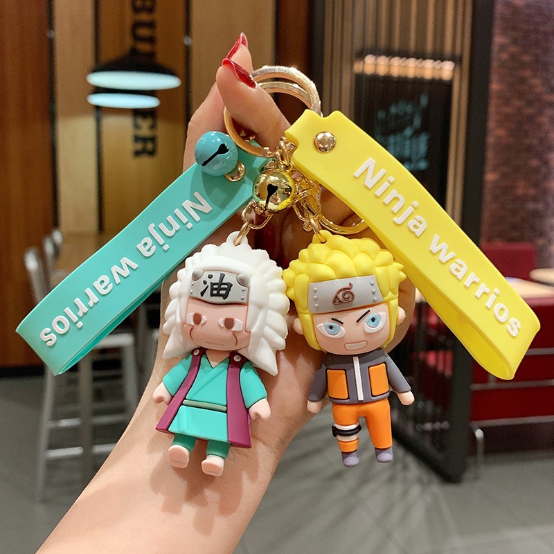 [Ready Stock]Anime Naruto keychain pendant couple hand-made small gift ...