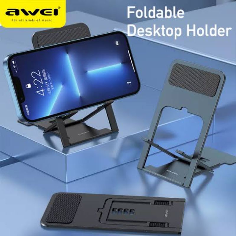 Awei X28 Ultra-Thin Folding Desktop Bracket | Mobile Holder | Cell ...