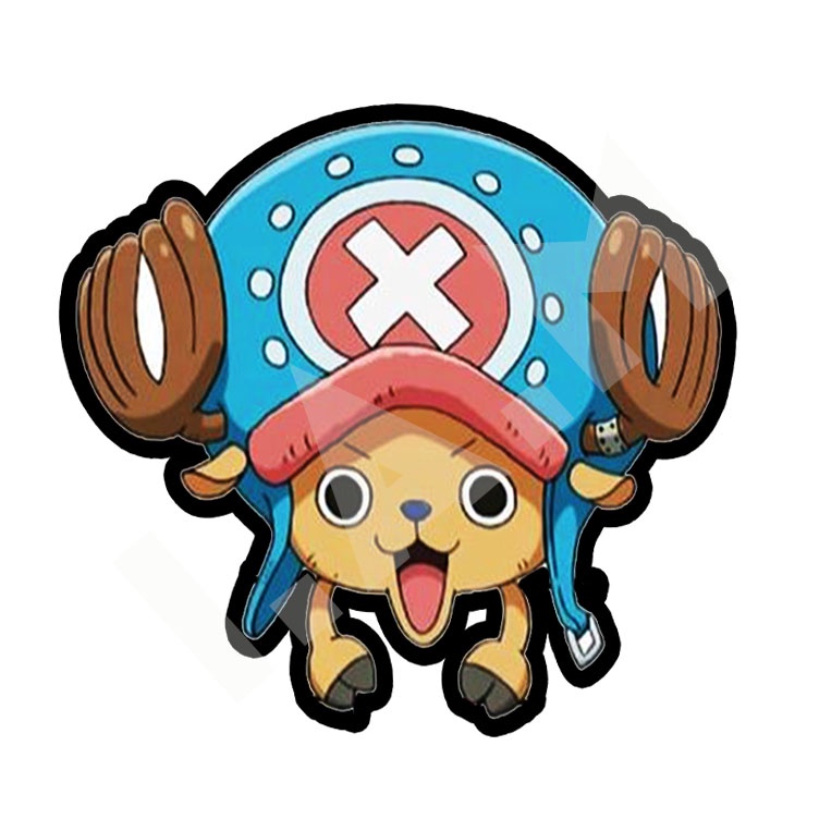 AQUAFLASK PEEKER STICKERS One Piece Luffy Sanji Zoro Nami Usopp Chopper ...