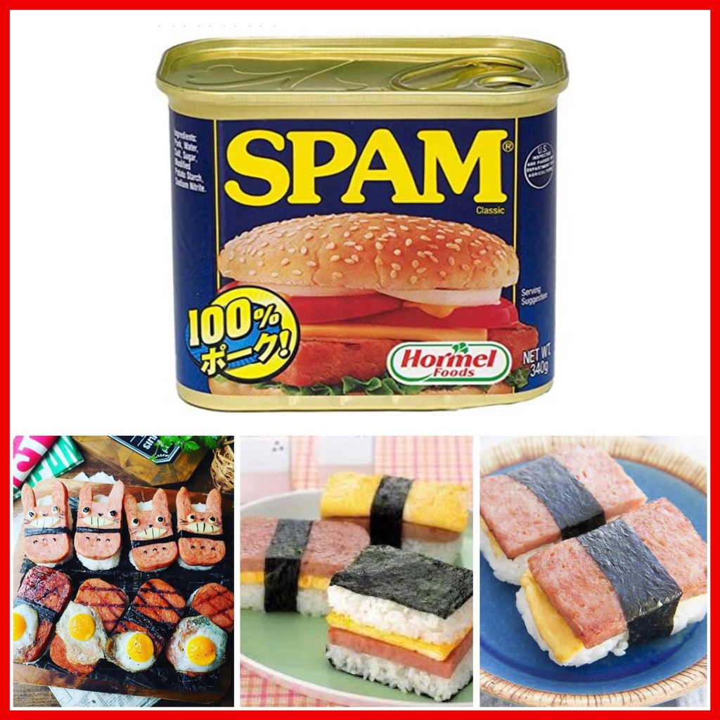 Cannedham SPAM Ham Classic Formula Imported From Japan 340 G. | Shopee ...