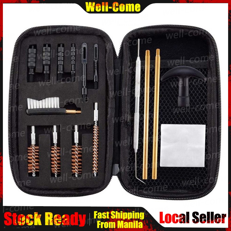 17PCS Universal Clean Kit Professional Brush Tools 22 357 38 40 45 9mm ...
