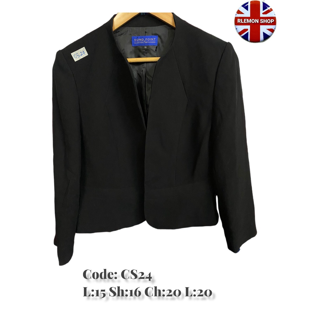 Crop Formal Suit Business Coat, Women's | Shopee Philippines