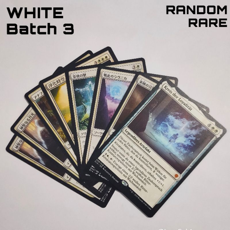 MTG Card WHITE VARIOUS RARES Batch 3 Magic the Gathering Trading Card ...